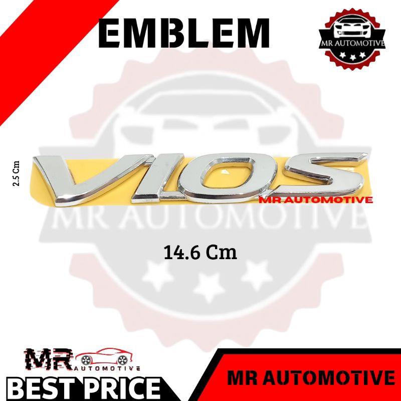 Jual Logo Emblem Tulisan Vios ORIGINAL | Shopee Indonesia