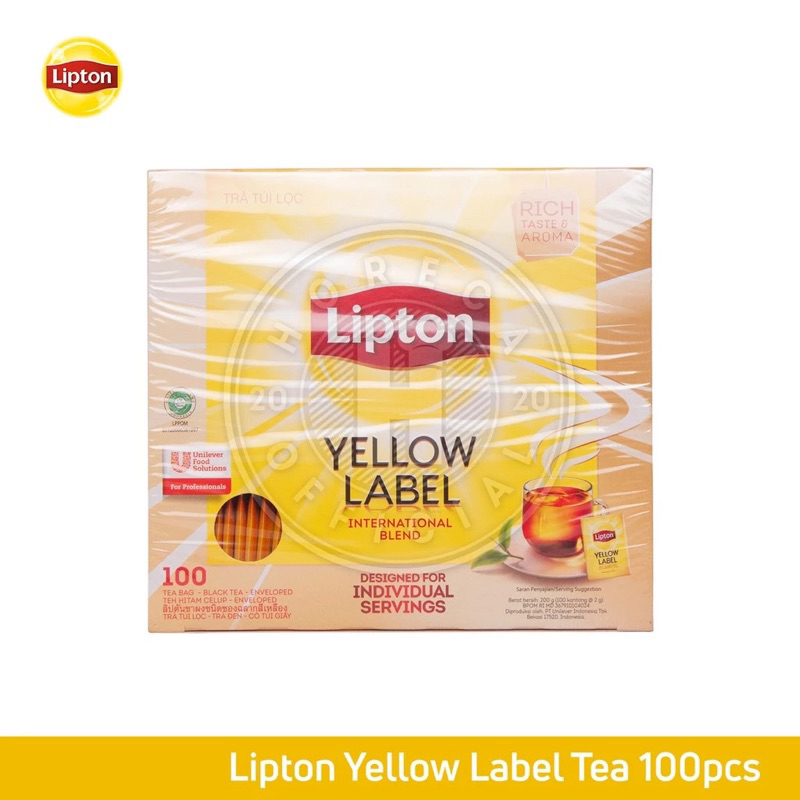 Jual Lipton Yellow Label Internasional Blend isi 50pcs/25pcs | Shopee ...