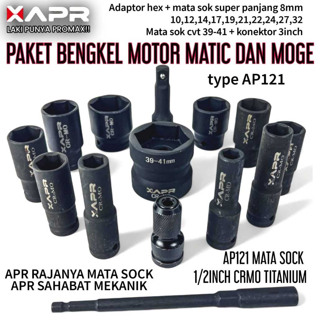 Jual Ap121 mata shock paket bengkel motor matic dan moge | Shopee Indonesia