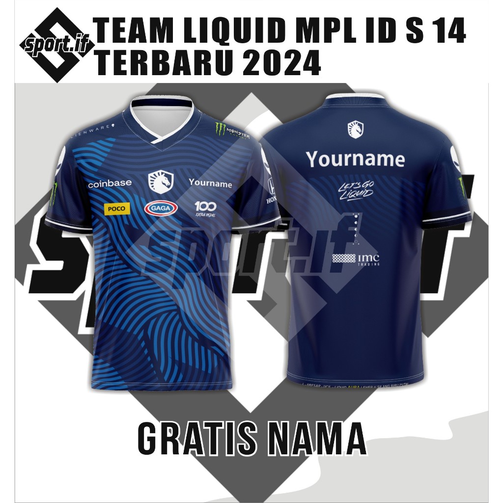 Jual JERSEY KAOS BAJU TIM LIQUID MPL ID S14 FULL PRINTING 2024- 2025 ...