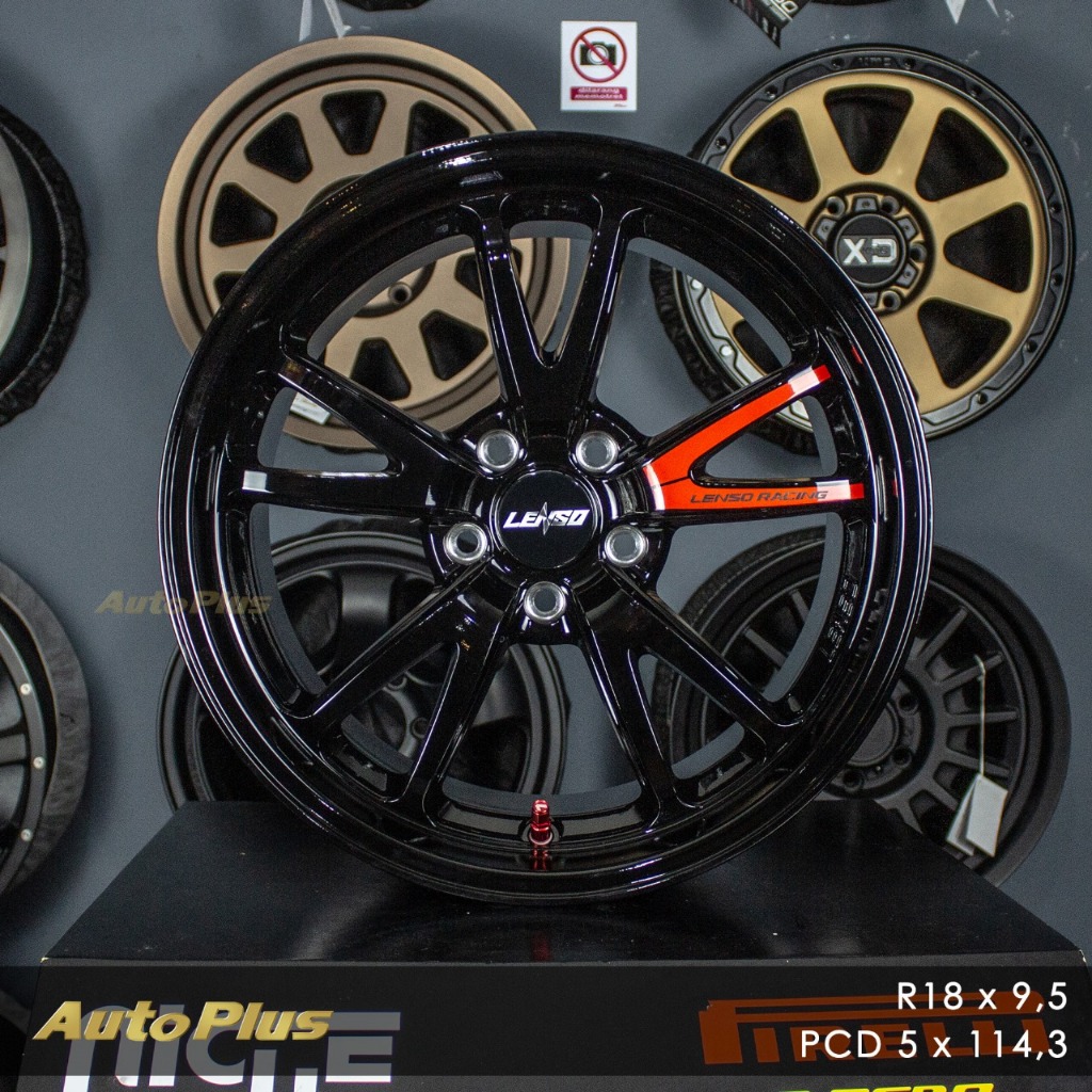 Jual VELG LENSO 95V RING 18 PCD 5x114,3 Black | Shopee Indonesia