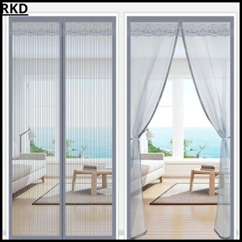 Jual Tirai Pintu Jaring Anti Nyamuk Kelambu Magnetic Door 100x210cm ...
