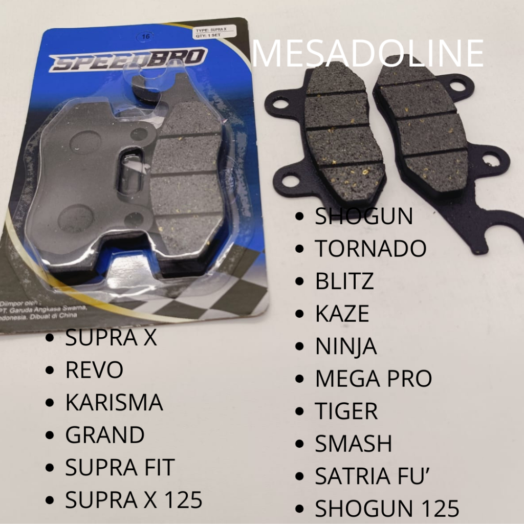 Jual KAMPAS REM CAKRAM DEPAN DISC PAD SUPRA X SUPRA X 125 SUPRA FIT ...