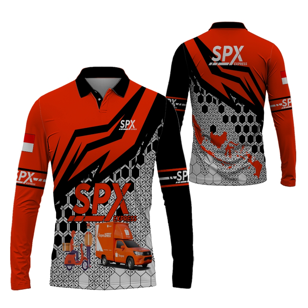 Jual JERSEY SPX EXPRESS PREMIUM FULL PRINTING BAJU KAOS POLO DRIVER ...