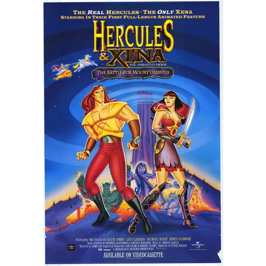 Jual Film Dvd Hercules and Xena The Animated Movie The Battle for Mount ...