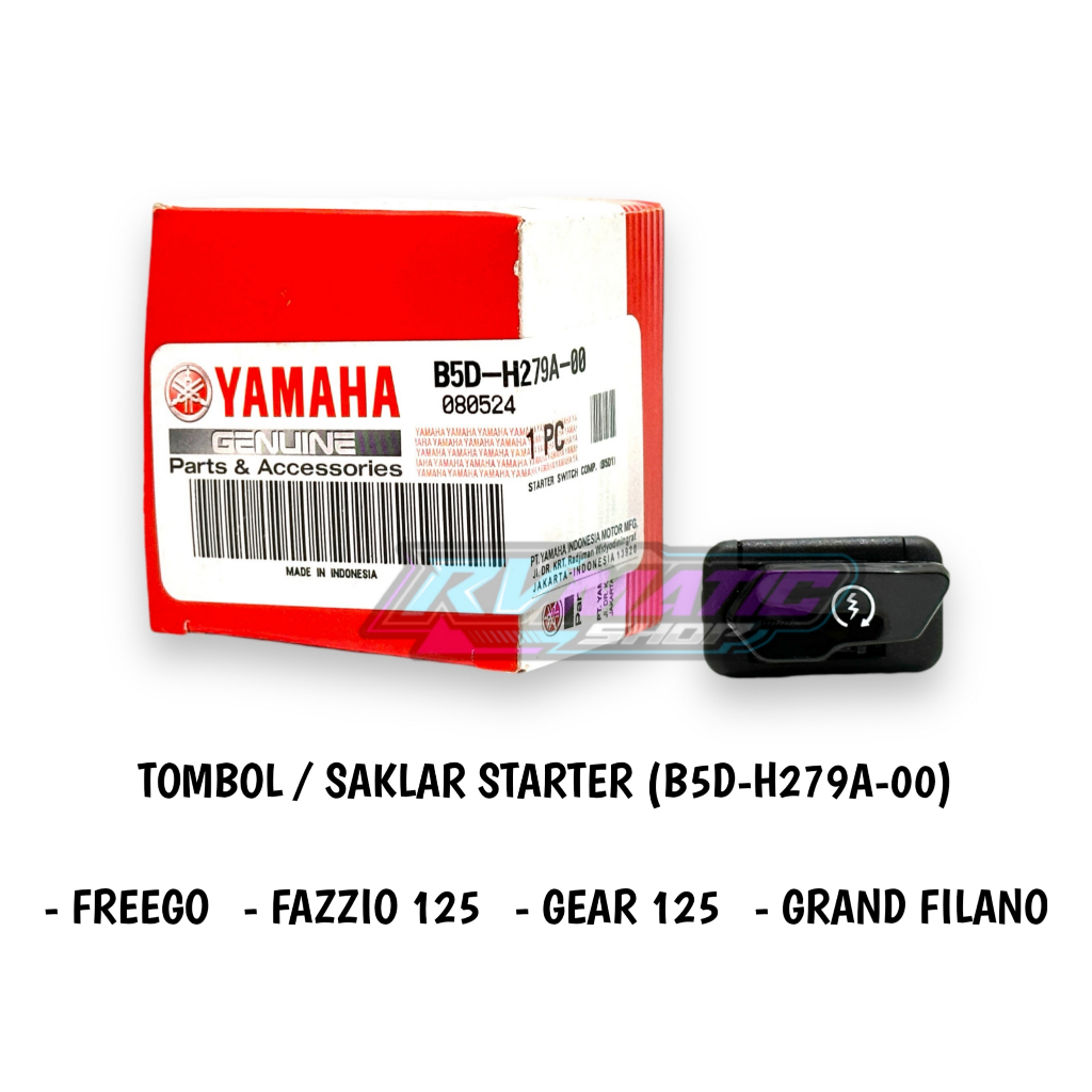 Jual SAKLAR TOMBOL STARTER FREEGO FAZZIO 125 GEAR 125 GRAND FILANO ...