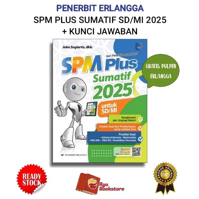 Jual Original SPM Plus Sumatif SD/MI 2025 & Kunci Jawaban Penerbit Erlangga | Shopee Indonesia