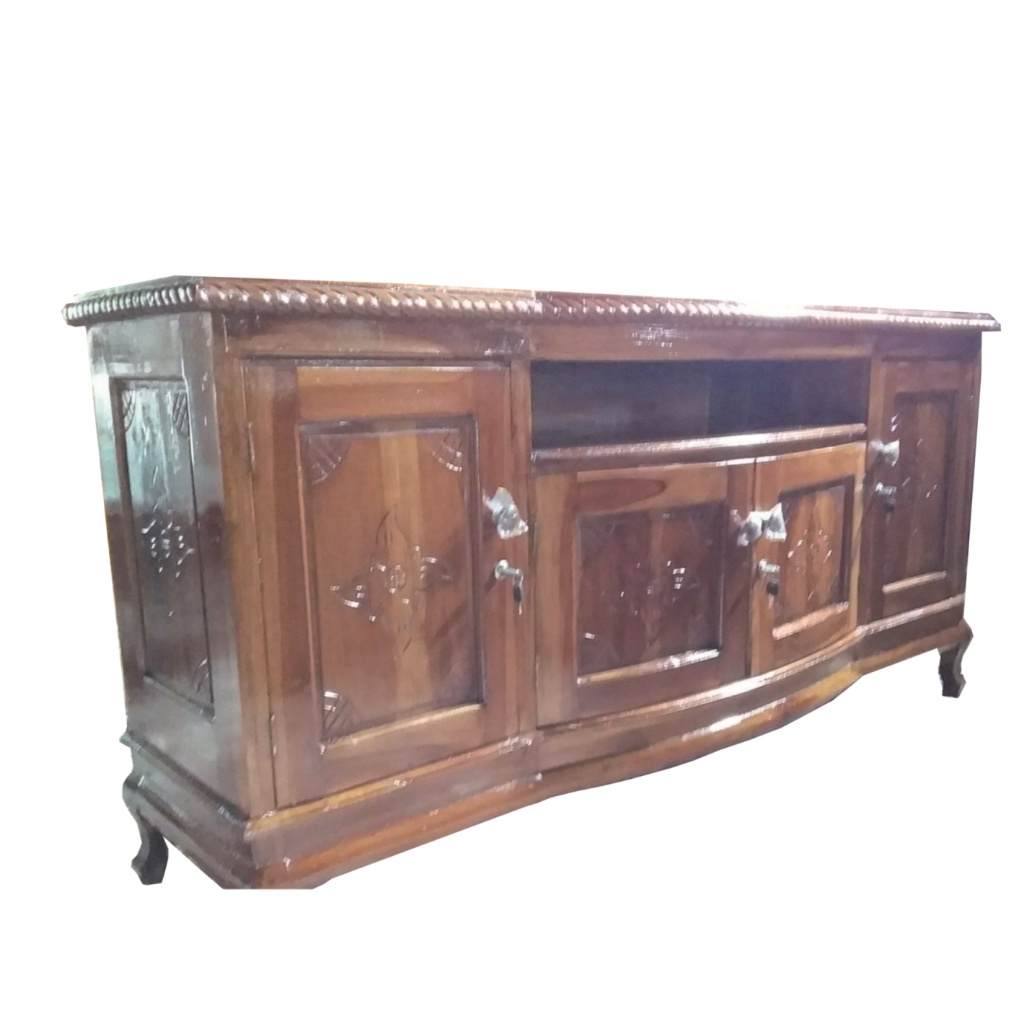 Jual MEJA TV / DISWAR DARI KAYU JATI MODEL RATA 2 | Shopee Indonesia