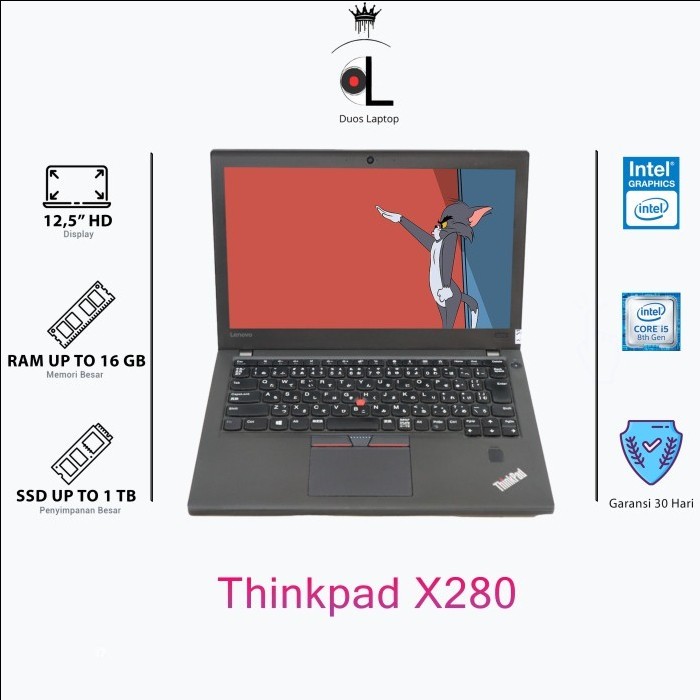 Jual Lenovo Thinkpad X280 I5 Gen 8 I Ram 8 Gb Ssd 256 Gb I Windows 10 ...