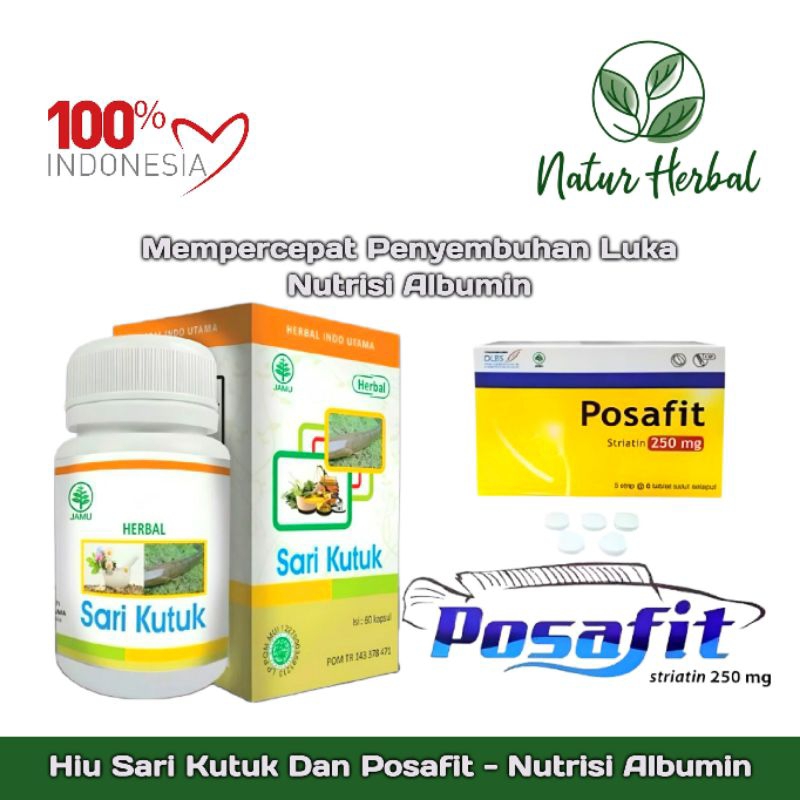 Jual POSAFIT dan HIU SARI KUTUK — Suplemen Albumin Alami — Mempercepat ...