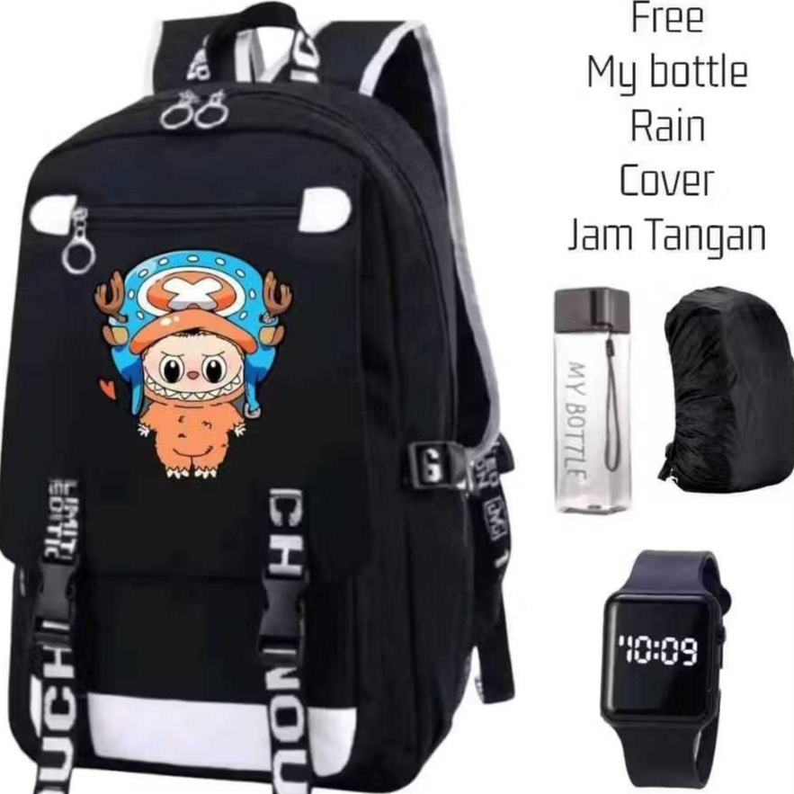 Jual Paket 4in1 Tas Ransel Anak Sekolah Labubux Laki Laki Perempuan SD SMP SMA Gambar Terbaru ...