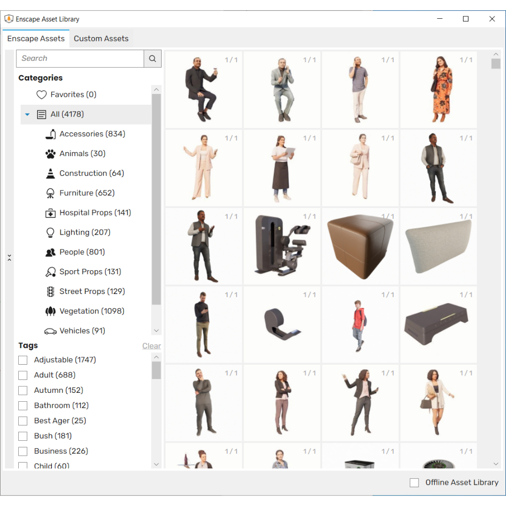 Jual (RDP) ENSCAPE 3D TERBARU + OFFLINE ASSET LIBRARY RENDER SKETCHUP ...