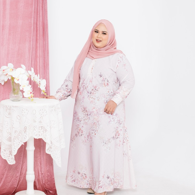 Jual Kaluna Dress Bigsize by Omah Muslim | Shopee Indonesia