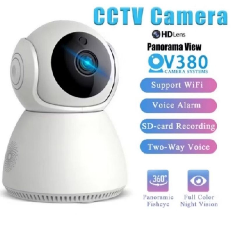 Jual cctv wifi kamera v380 pro panorama view hd smart camera berjayabig ...