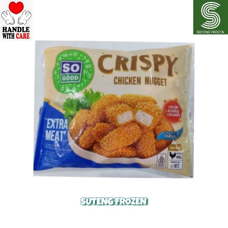 Jual So Good Chicken Nugget Crispy 450 Gram | Shopee Indonesia