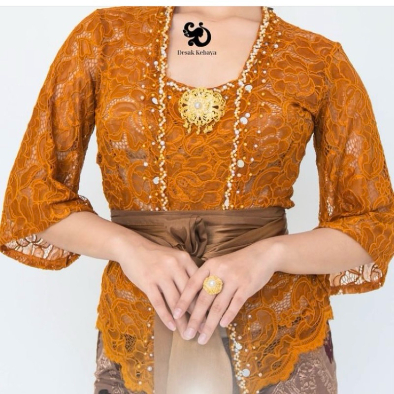 Jual KEBAYA PAYET MUTIARA BROKAT STREAT SOFIA | Shopee Indonesia