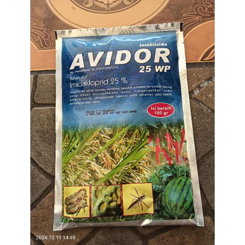 Jual Insektisida Avidor 25wp 100gr | Shopee Indonesia