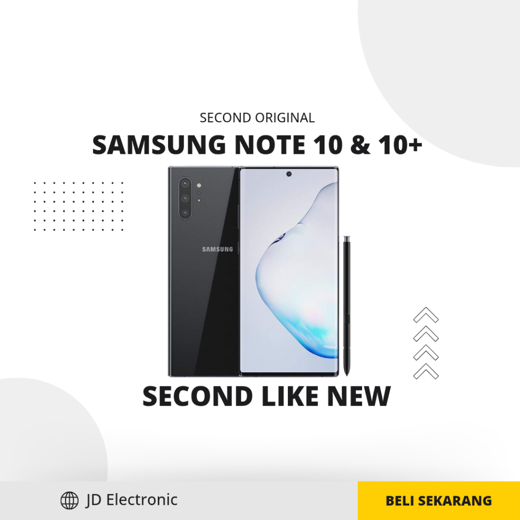 Jual [SINYAL PERMANEN]Samsung Note10 Second & Note10+ Second 5G Samsung Note10Plus Second ...