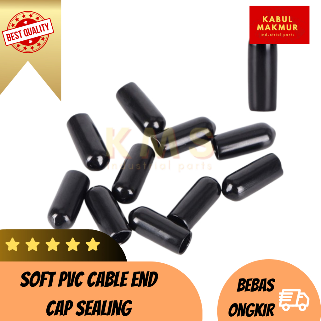 Jual Soft PVC Cable End Cap Sealing 7 mm, 8 mm, 9 mm | Shopee Indonesia