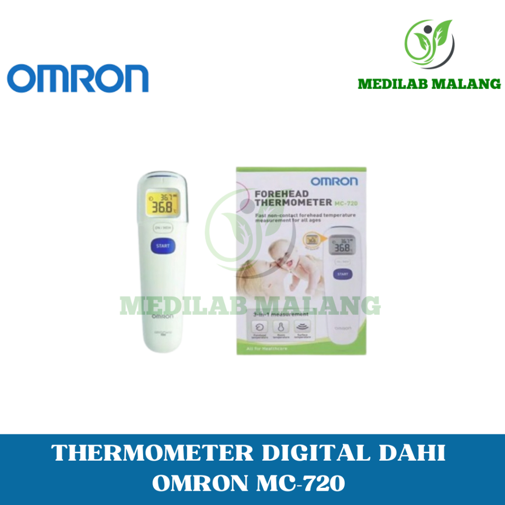 Jual OMRON - Infrared Thermometer/ Thermometer Gun MC 720 | Shopee ...