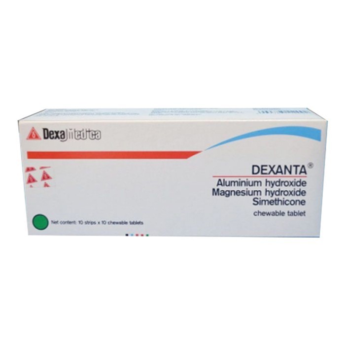 Jual DEXANTA 1 STRIP ISI 10 TABLET / MAAG / TUKAK LAMBUNG | Shopee ...