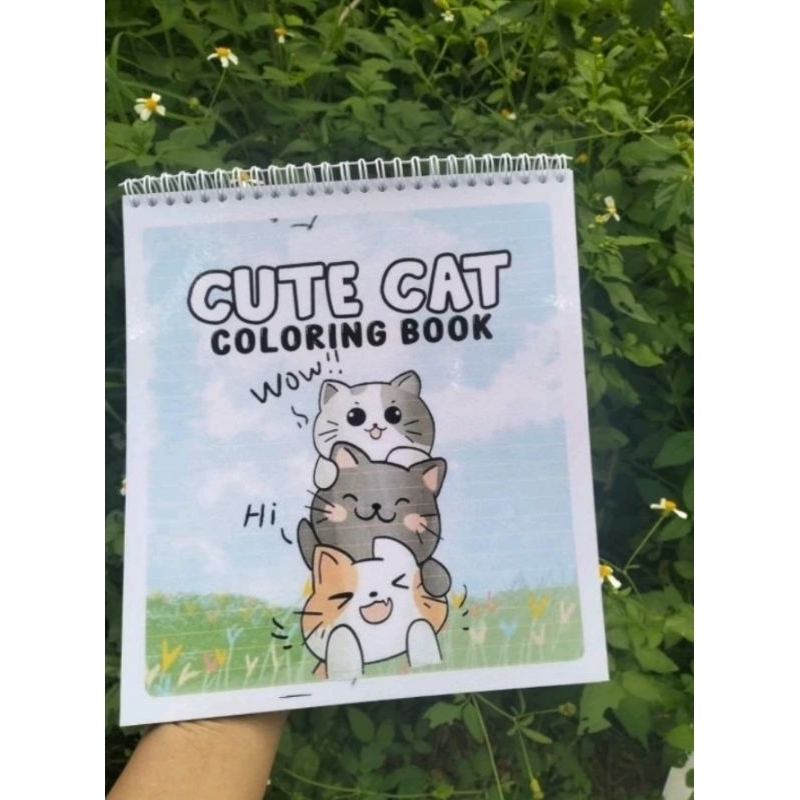 Jual 26hal CUTE CAT BUKU MEWARNAI ANAK COLORING BOOK KUCING | Shopee ...
