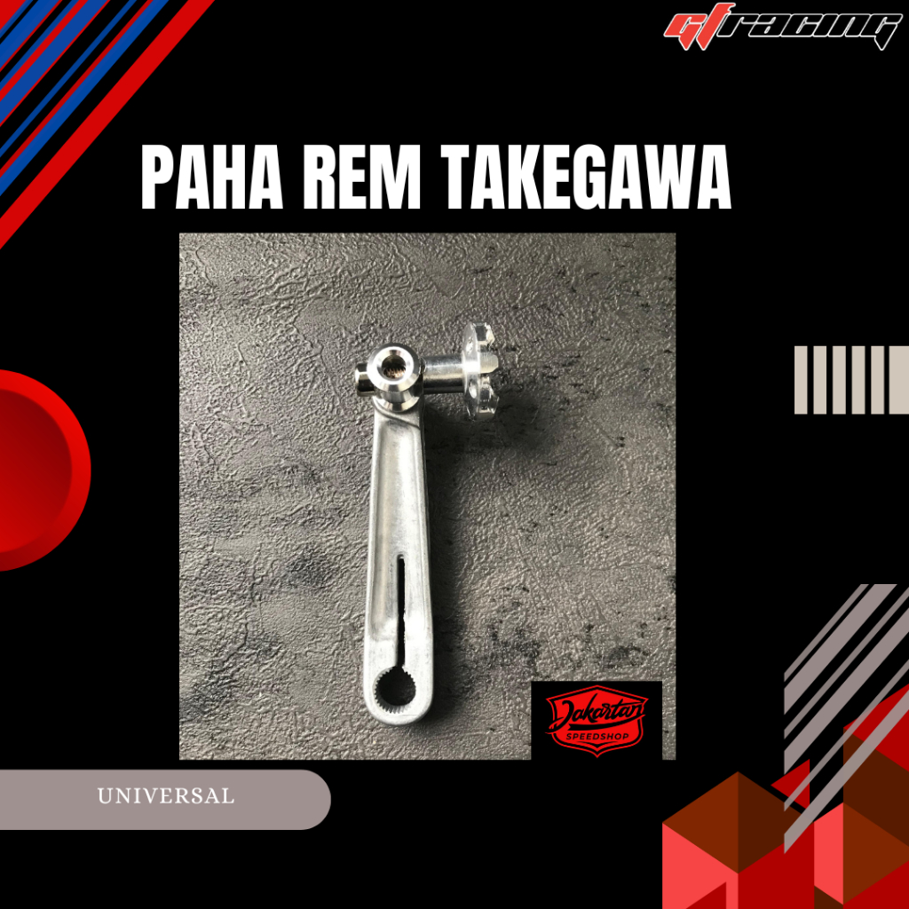 Jual PAHA REM TAKEGAWA UNIVERSAL MOTOR | tuas rem belakang stainless ...