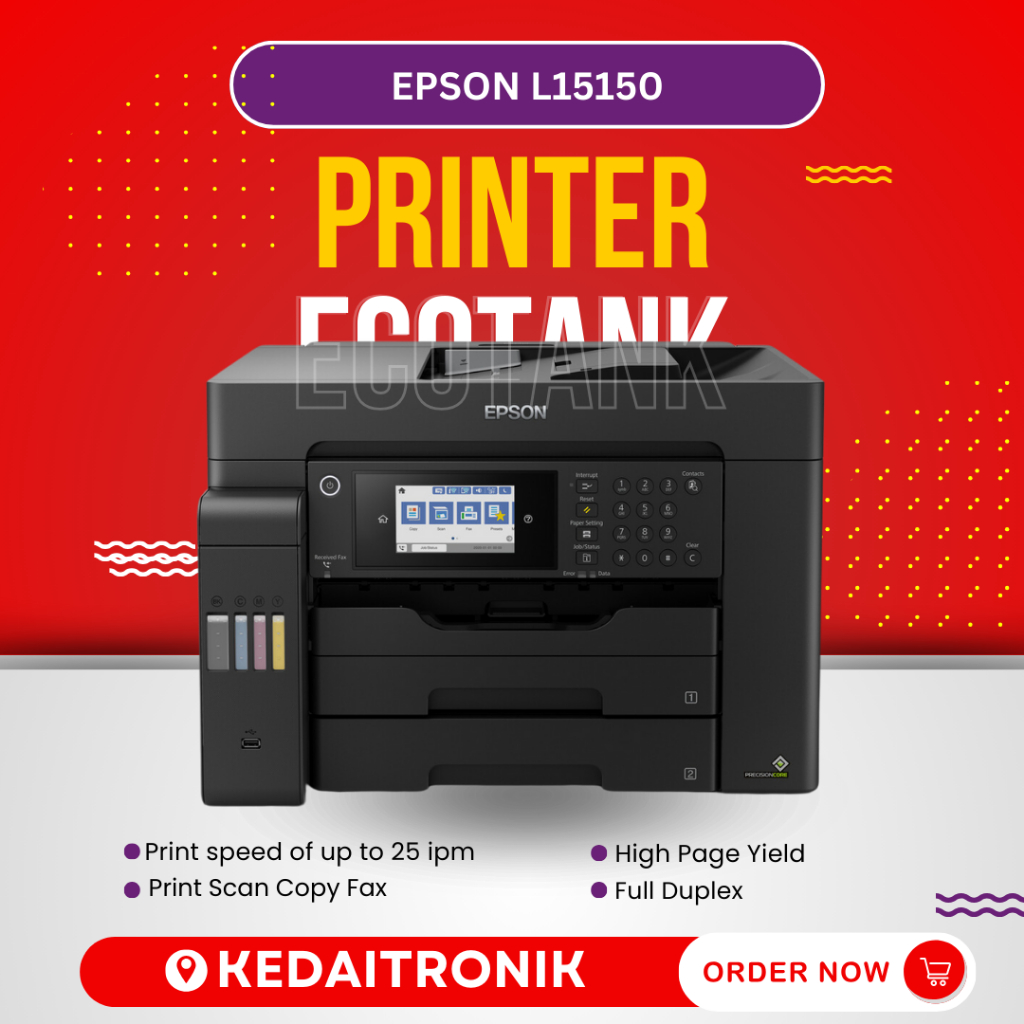 Jual Printer EPSON EcoTank L15150 A3 WiFi All in One Ink Tank ...