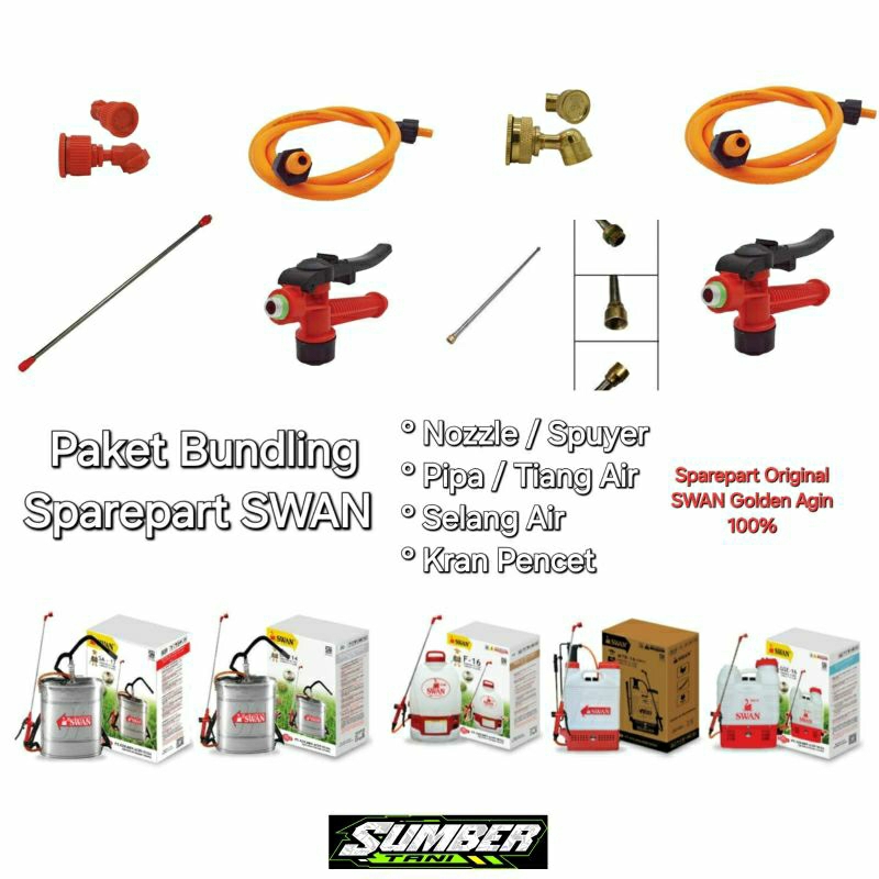 Jual Paket Bundling Sparepart Sprayer SWAN SA 14 17 F16 GSE MTB ...