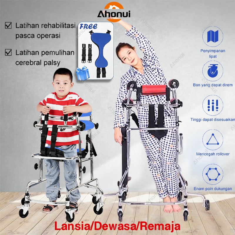 Jual ⭐COD&5 Tahun Garansi⭐Rollator walker Cocok untuk145-180/85-135CM ...