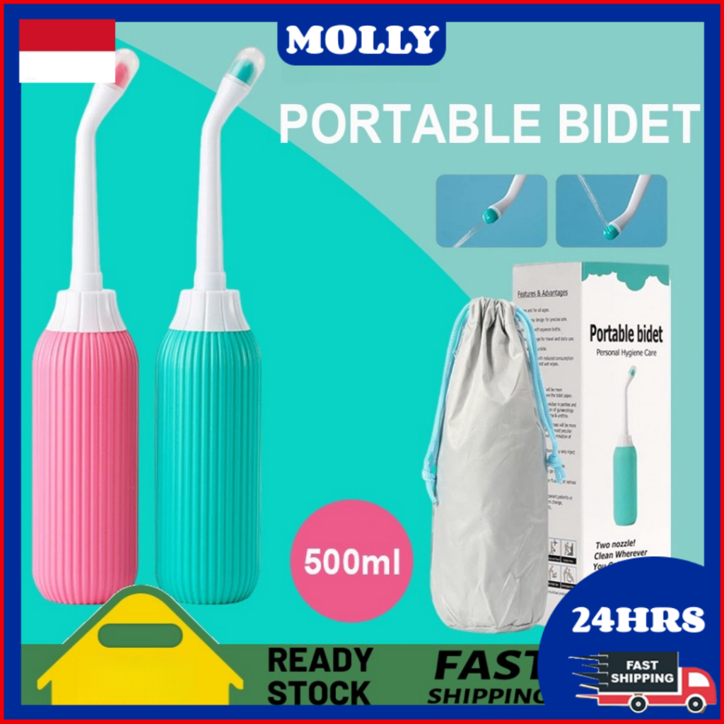 Jual 500ml Bidet Portable Spray Travel Semprotan Cebok Toilet Pencet ...