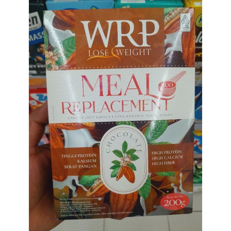 Jual WRP Meal Replacement coklat 200g - pengganti makan | Shopee Indonesia
