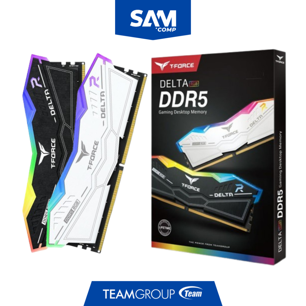 Jual Ram Team T-Force Delta RGB DDR5 32GB (2X16GB) 5600Mhz 6000Mhz ...