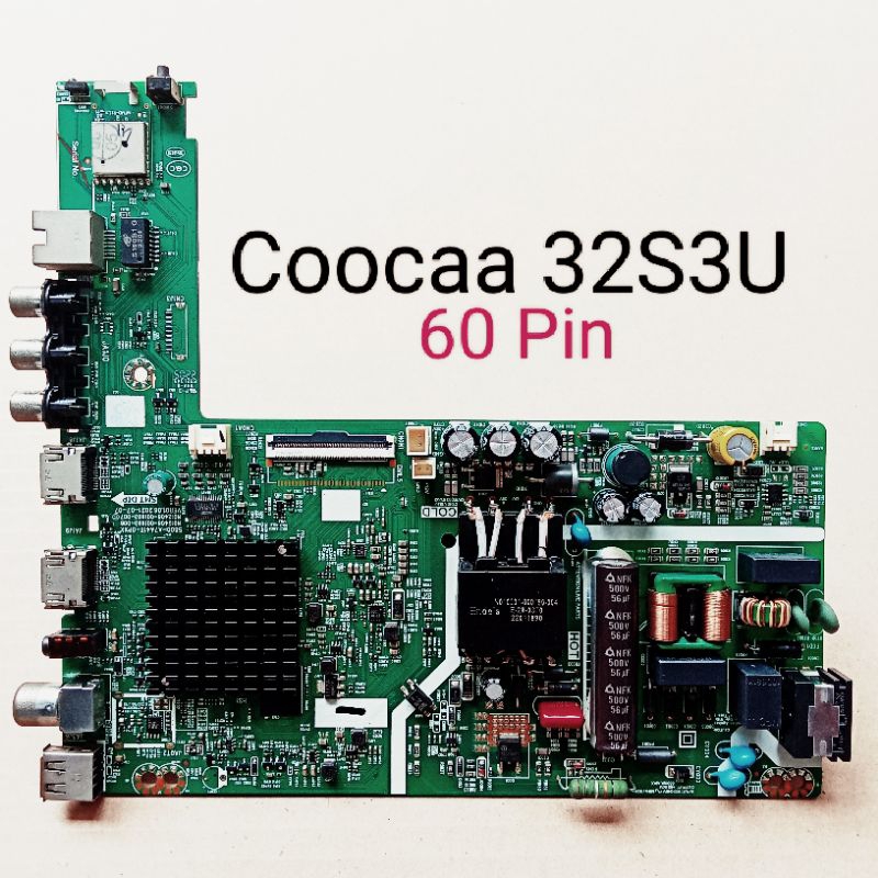 Jual MB Mainboard Tv Led Coocaa Android 32S3U Lvds 60 pin | Shopee ...