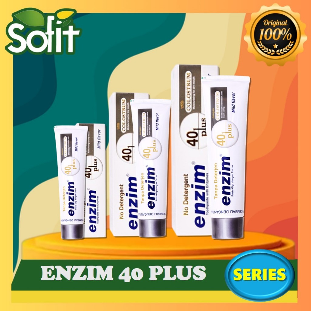 Jual Enzim Odol 40 Plus 63gr, 124gr, 160gr - Toothpaste - Pasta Gigi ...