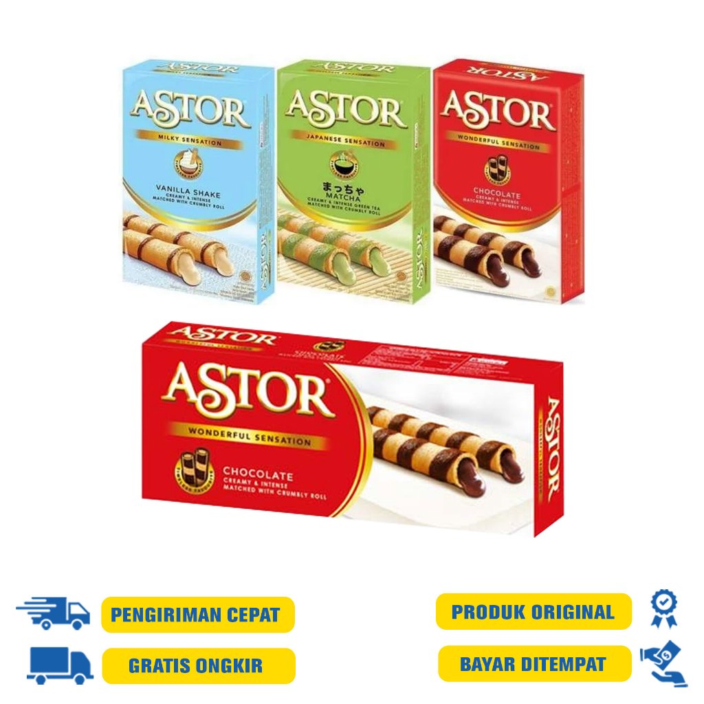 Jual WAFER ASTOR STICK 40 GRAM & 150 GRAM - VANILLA | MATCHA ...