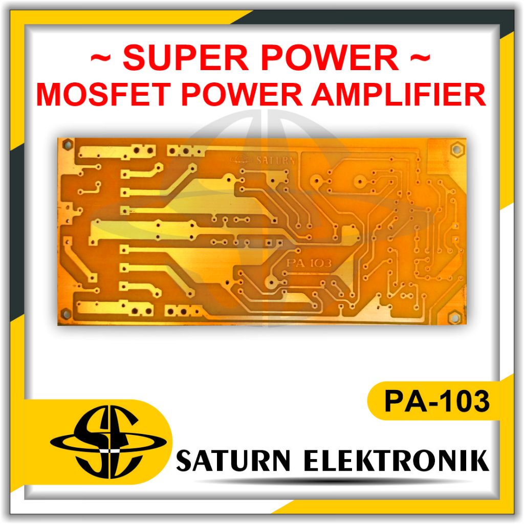 Jual PCB Super Mosfet Power Amplifier PA-103 | Shopee Indonesia