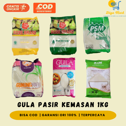 Jual Gula Pasir Kemasan 1 kg | Shopee Indonesia