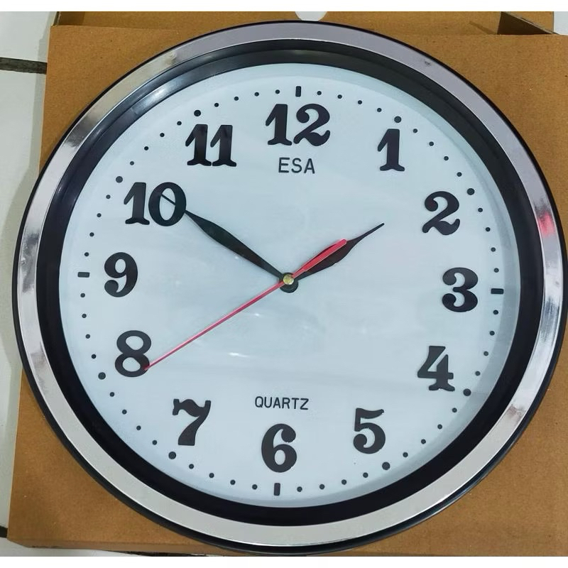 Jual Jam dinding 130 dan 534 polos minimalis , diameter 30cm angka ...
