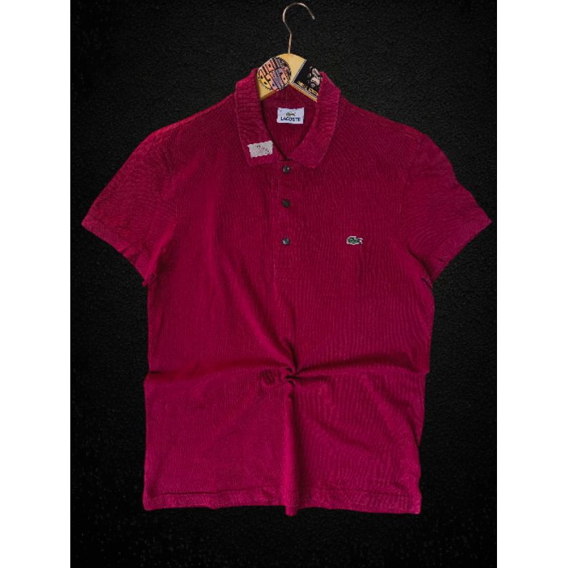 Jual poloshirt Lacoste maroon | Shopee Indonesia
