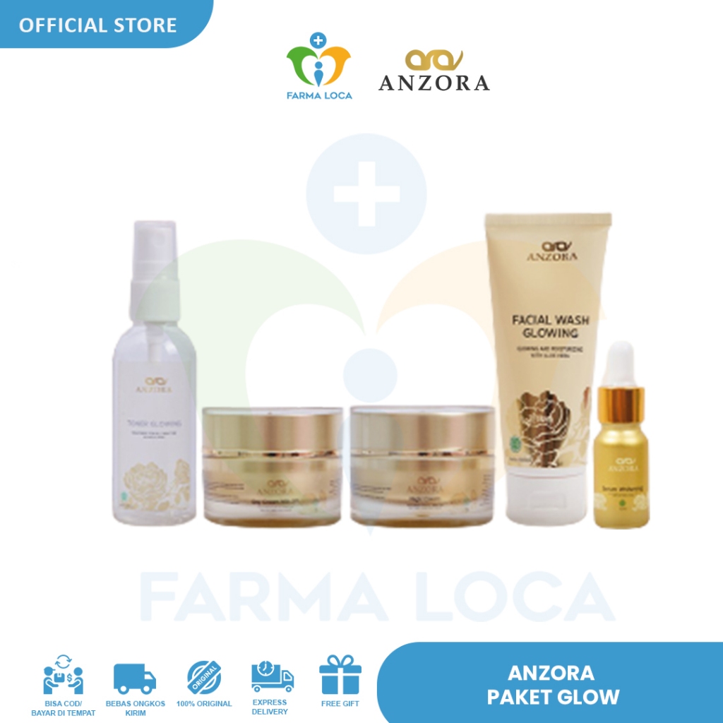 Jual Anzora Skincare ALL Varian - Paket Perawatan Pencerah Glowing dan ...
