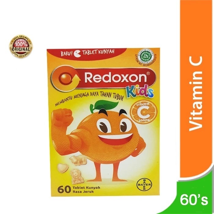 Jual Redoxon Kids Tablet Kunyah Rasa Jeruk 60's Vitamin C | Shopee ...