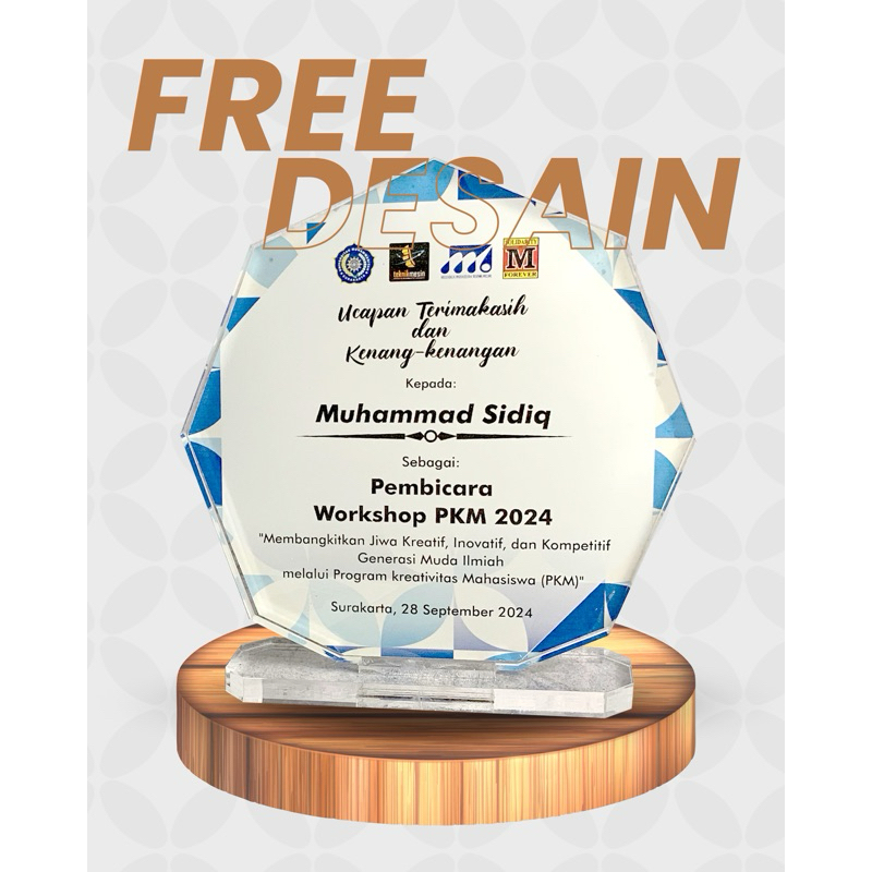 Jual VANDEL PLAKAT MAGANG KKN AKRILIK KAYU ELEGAN DIAMOND | Shopee ...