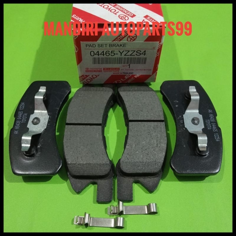 Jual Kampas rem depan Agya Ayla manual Brake disc pad 04465-YZZS4 ...
