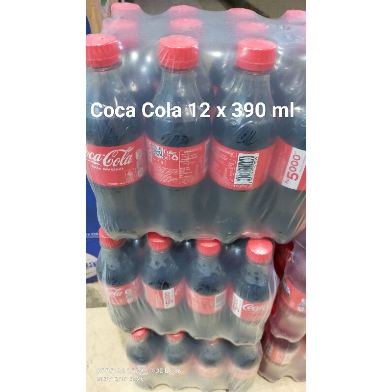 Jual Coca Cola Botol isi 12 pcs 390ml 1 Dus | Shopee Indonesia