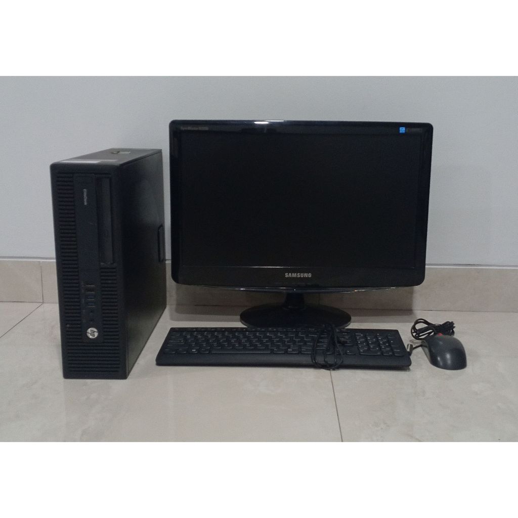 Jual KOMPUTER FULL SET MONITOR 19 INCH - P[ROCESSOR CORE I3 GEN 4 RAM 4 ...