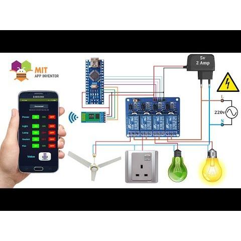 Jual Smart home control via bluetooth satu paket komponen | Shopee ...