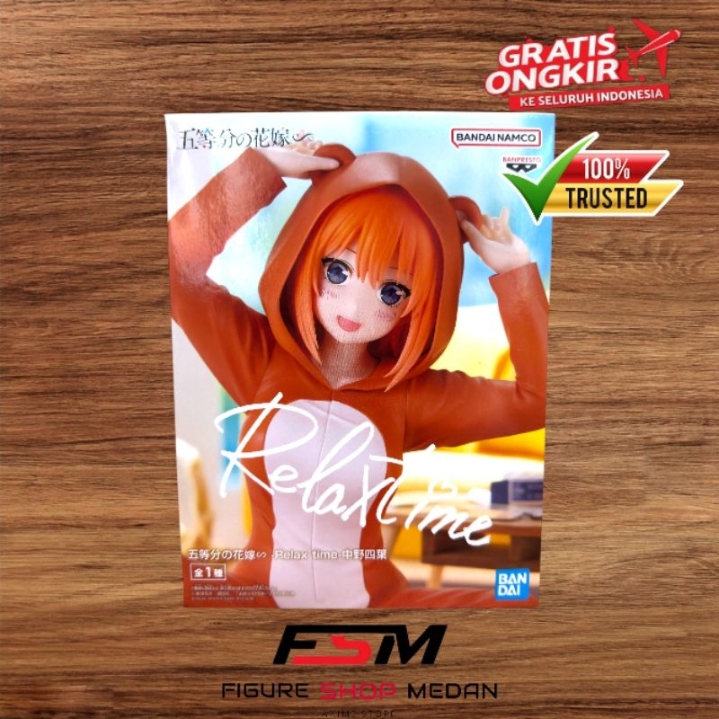 Jual Relax Time Figure Gotoubun No Hanayome Nakano Yotsuba | Shopee ...