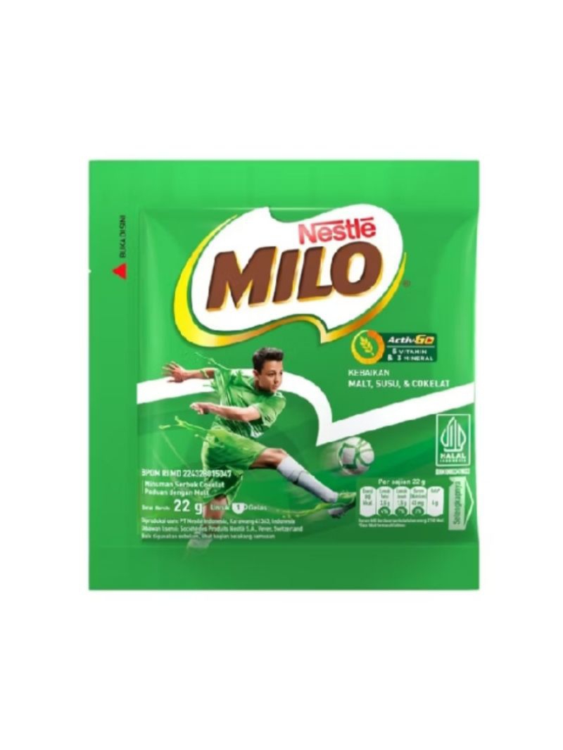 Jual Milo Active-Go 22 gr, Susu Coklat, Susu Bubuk Sachet ,Renceng 10 ...