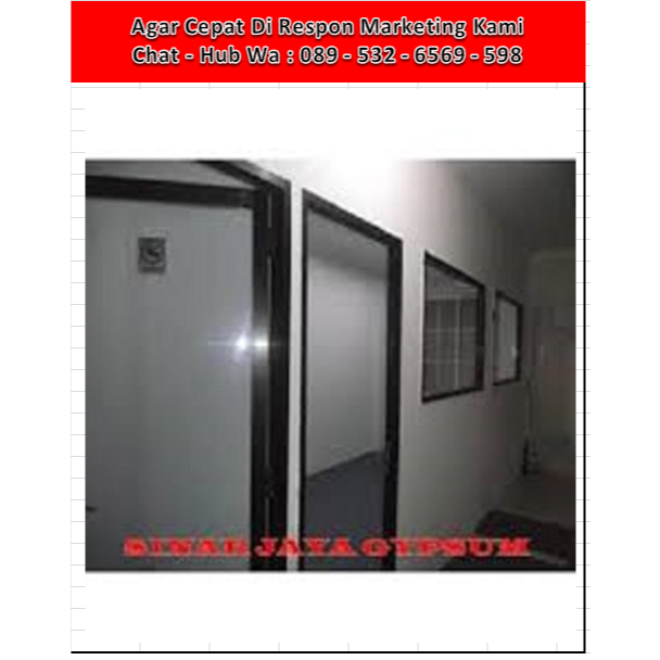 Jual Spesialis Jasa Pemasangan Partisi 2 Muka Gypsum + Kusen Pintu ...
